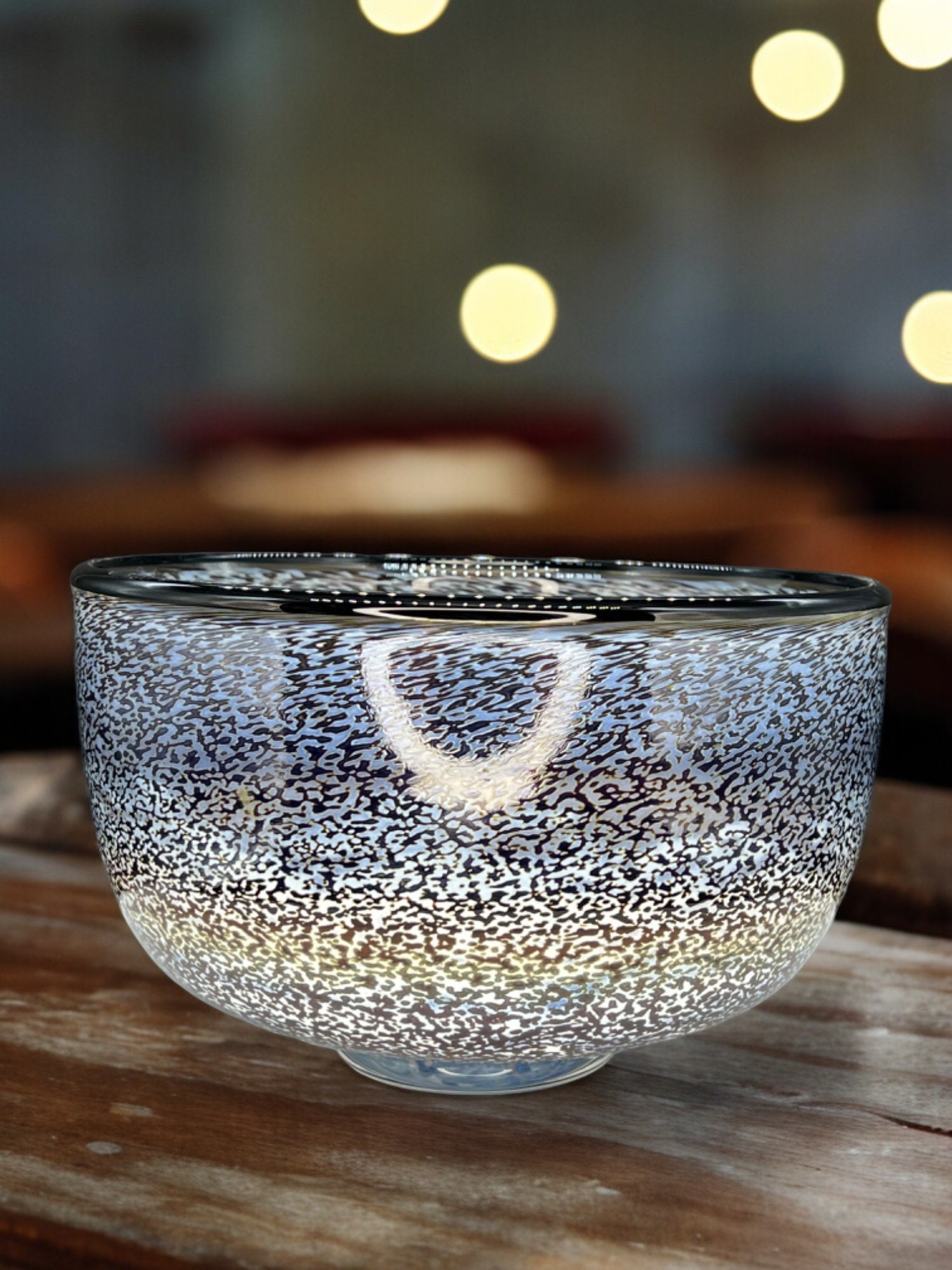 Kosta Boda meteor Art Glass Deep Bowl, Bertil Vallien Signed, Numbered ...