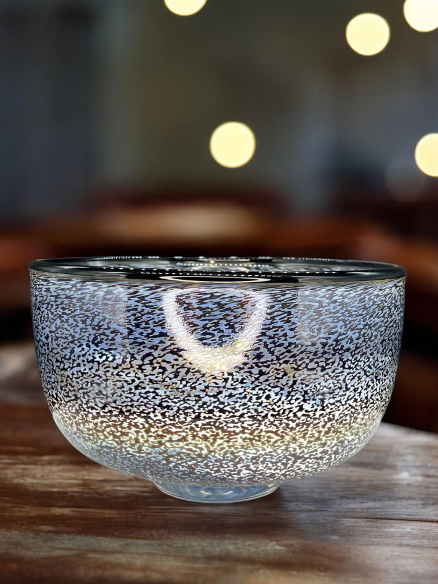 Kosta Boda meteor Art Glass Deep Bowl, Bertil Vallien Signed, Numbered ...