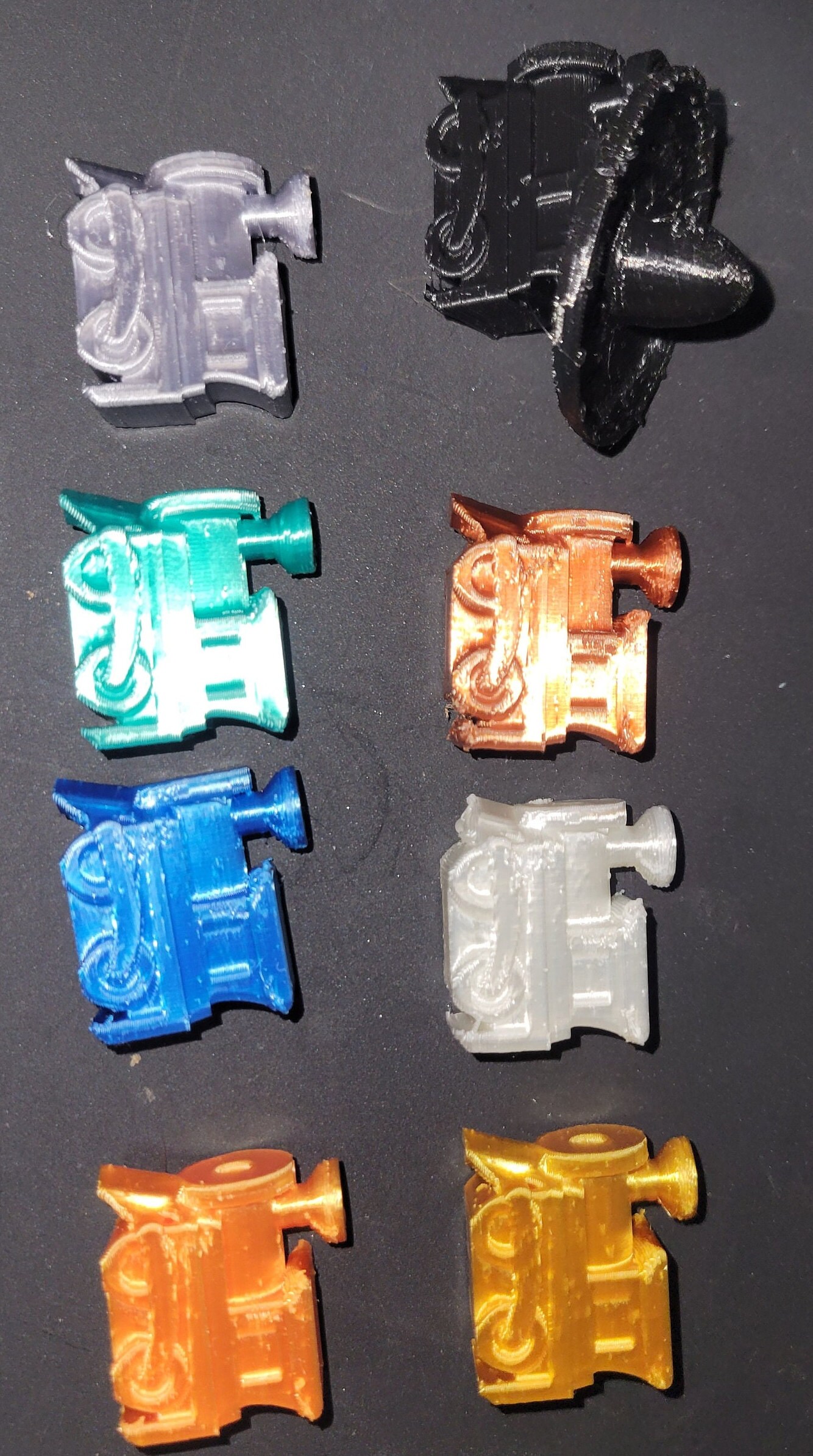 Mexican Train Domino Token Only Set - Etsy