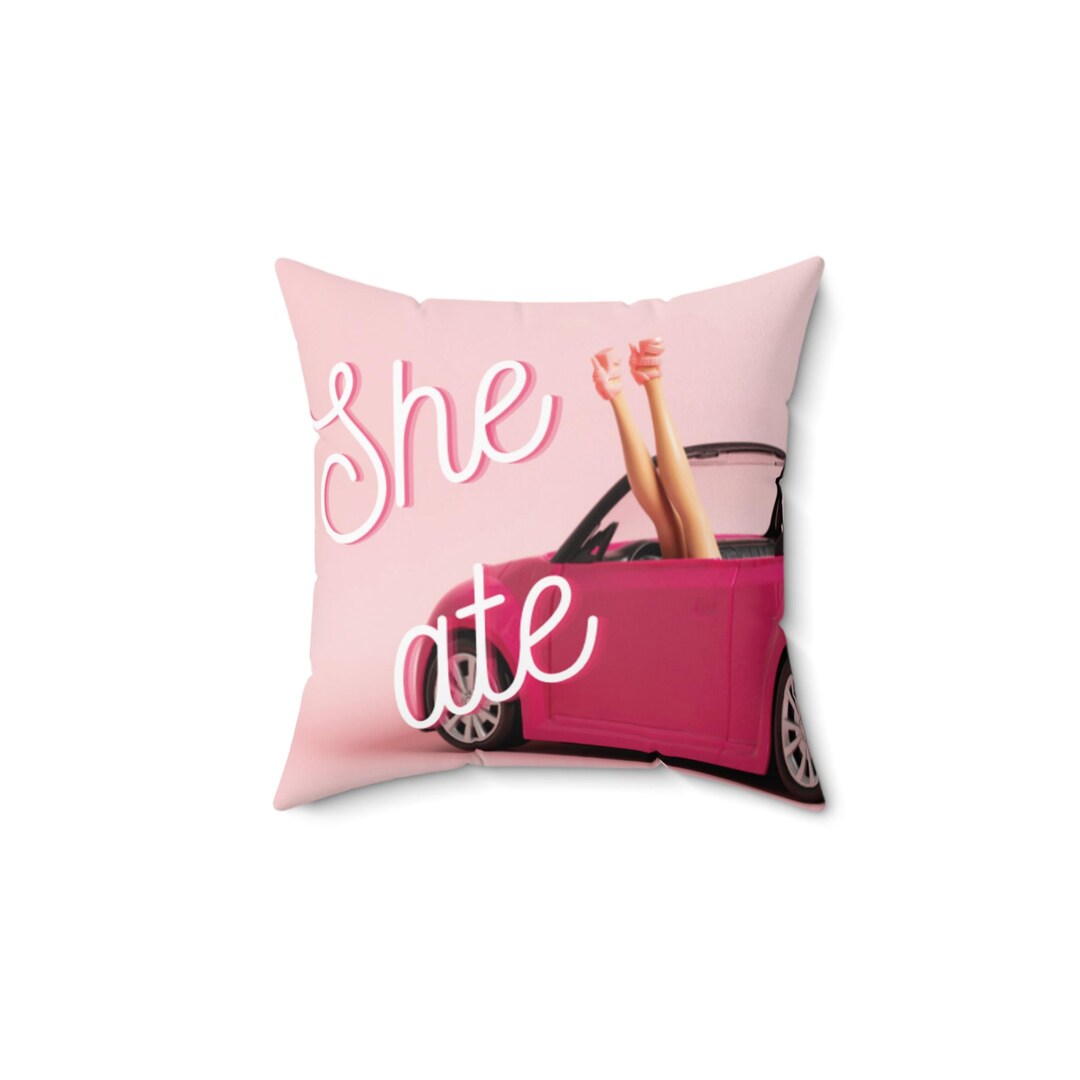She Ate Barbie Pillow - Etsy