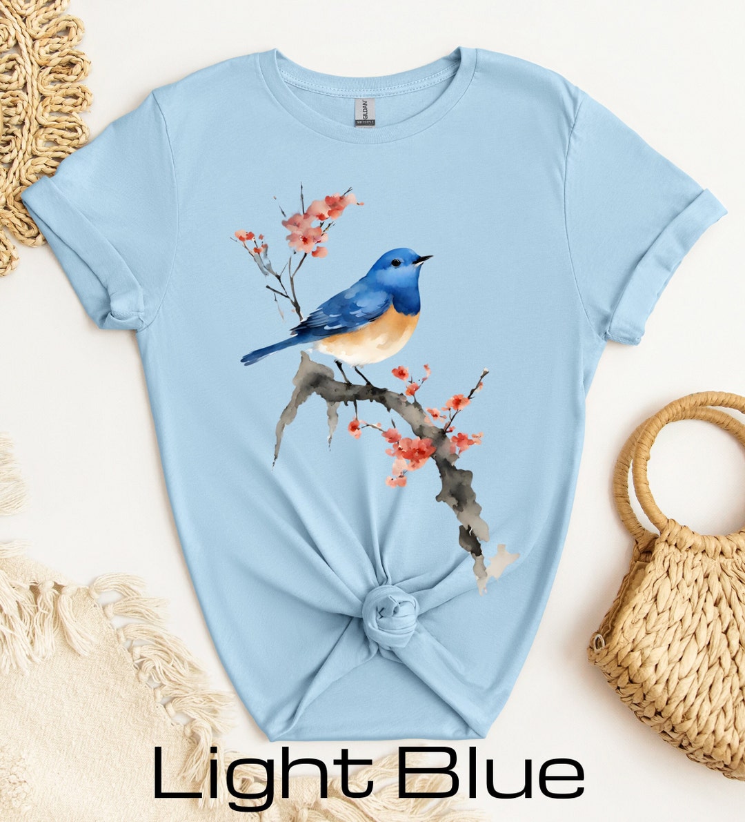 Bluebird Shirt Gift for Bird Lover Birdwatching Tee Bird Nerd Shirt ...