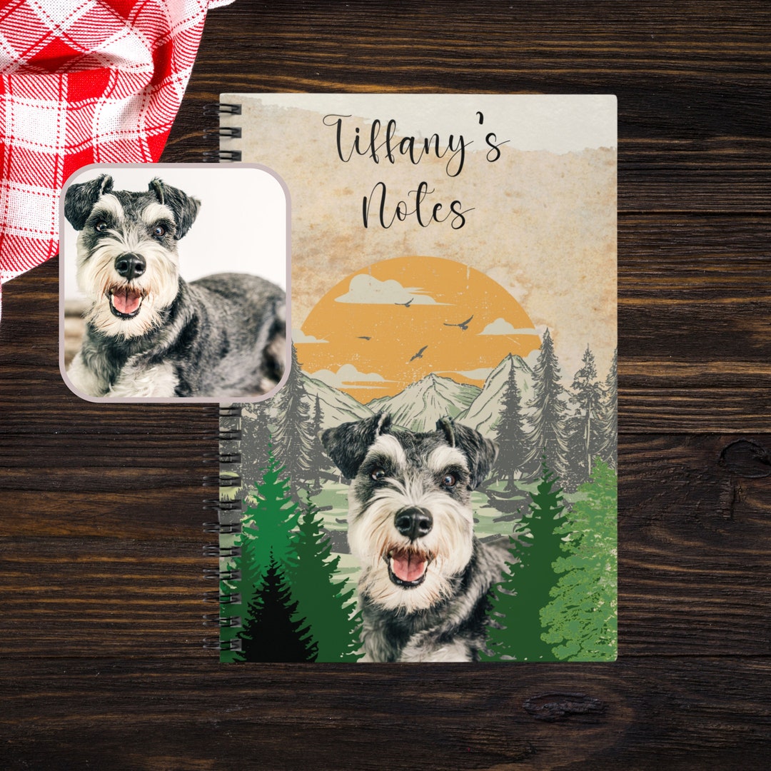 Personalized Notebook Featuring Your Pet's Photo, Gift for Dog or Cat ...