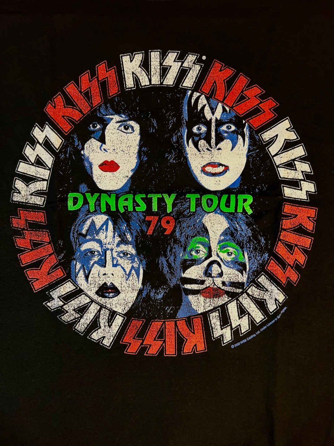 Kiss Dynasty Tour 79 Tee new - Etsy