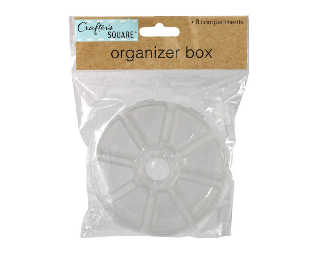 12 Lot Crafter's Square Organizer Boxes, 4.25 X 1.25 In. L Craft ...