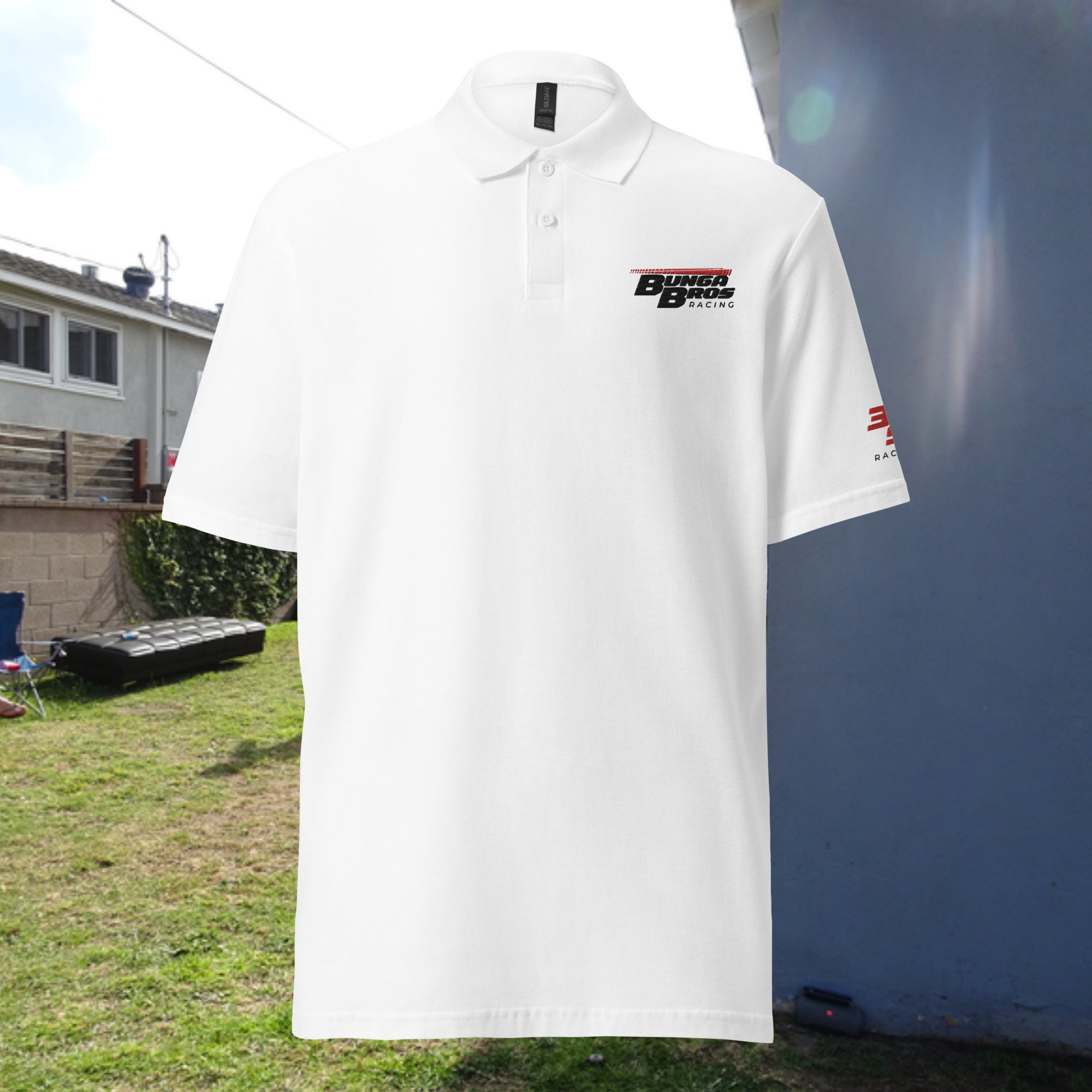 Bunga Bros Racing- 3 Stock - Gildan Polo - Embroidered - Etsy