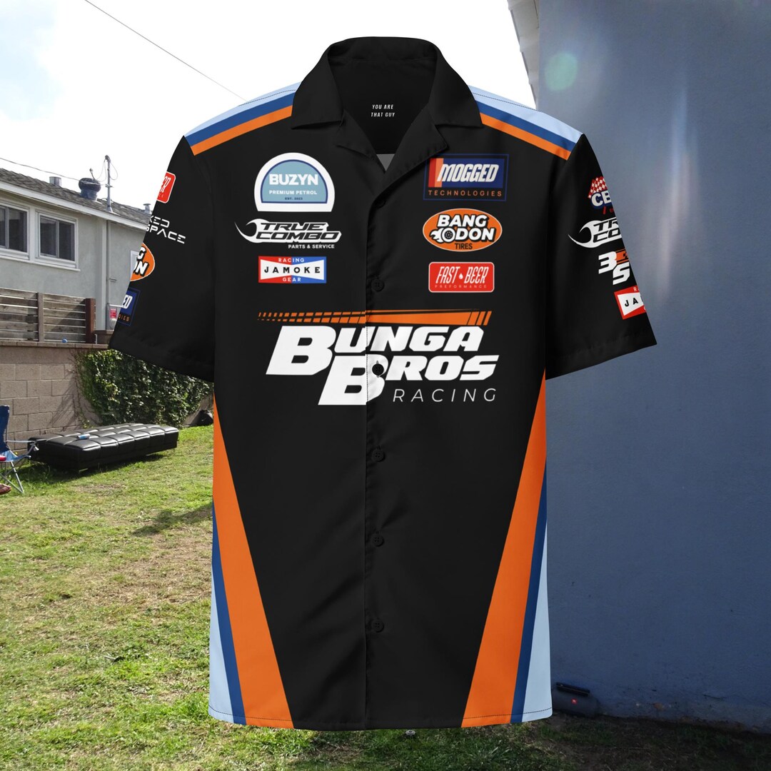 Bunga Bros Racing - Pit Crew - Button up Shirt - Etsy
