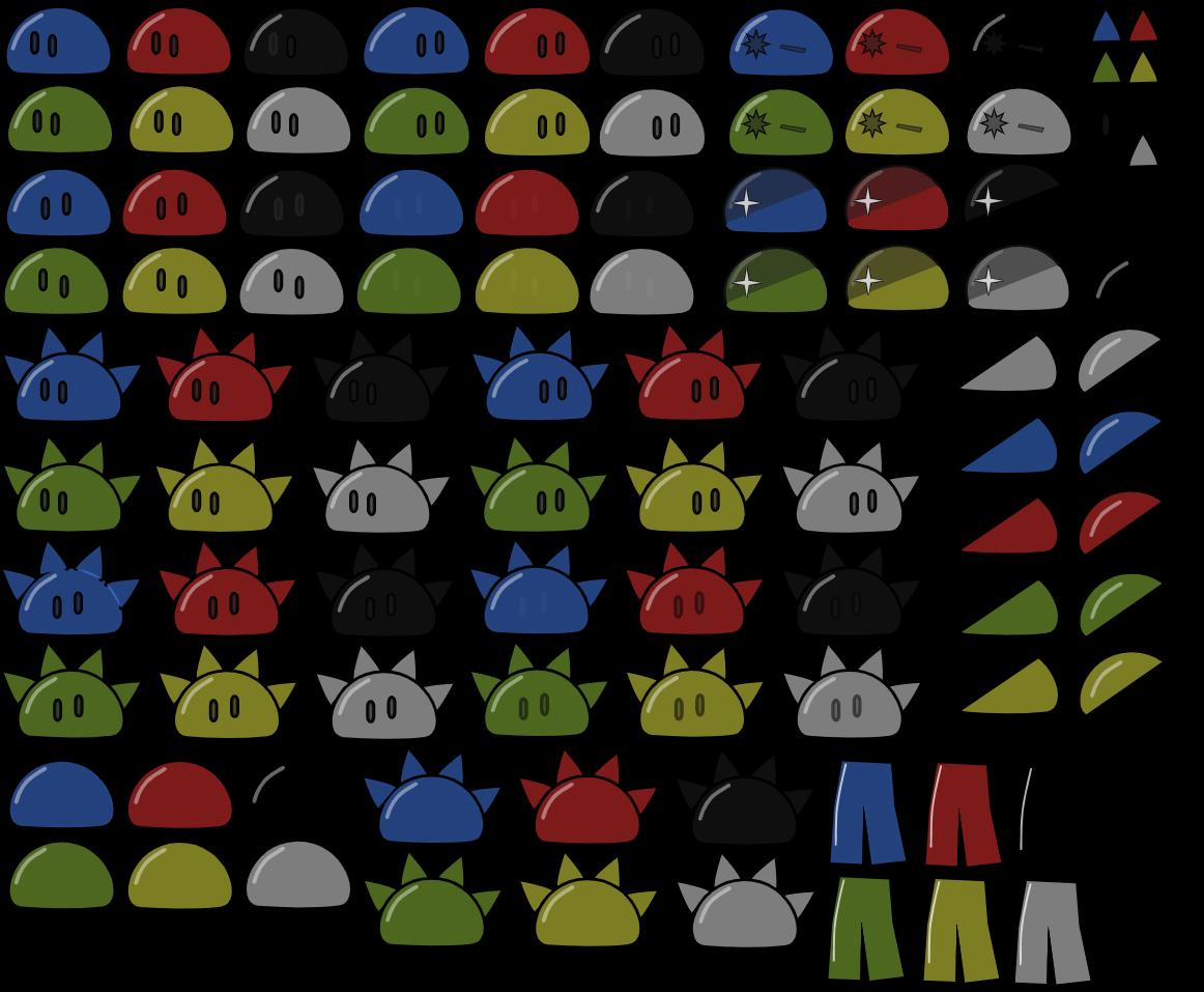 2D Video Game Slime Sprite Sheet - Etsy