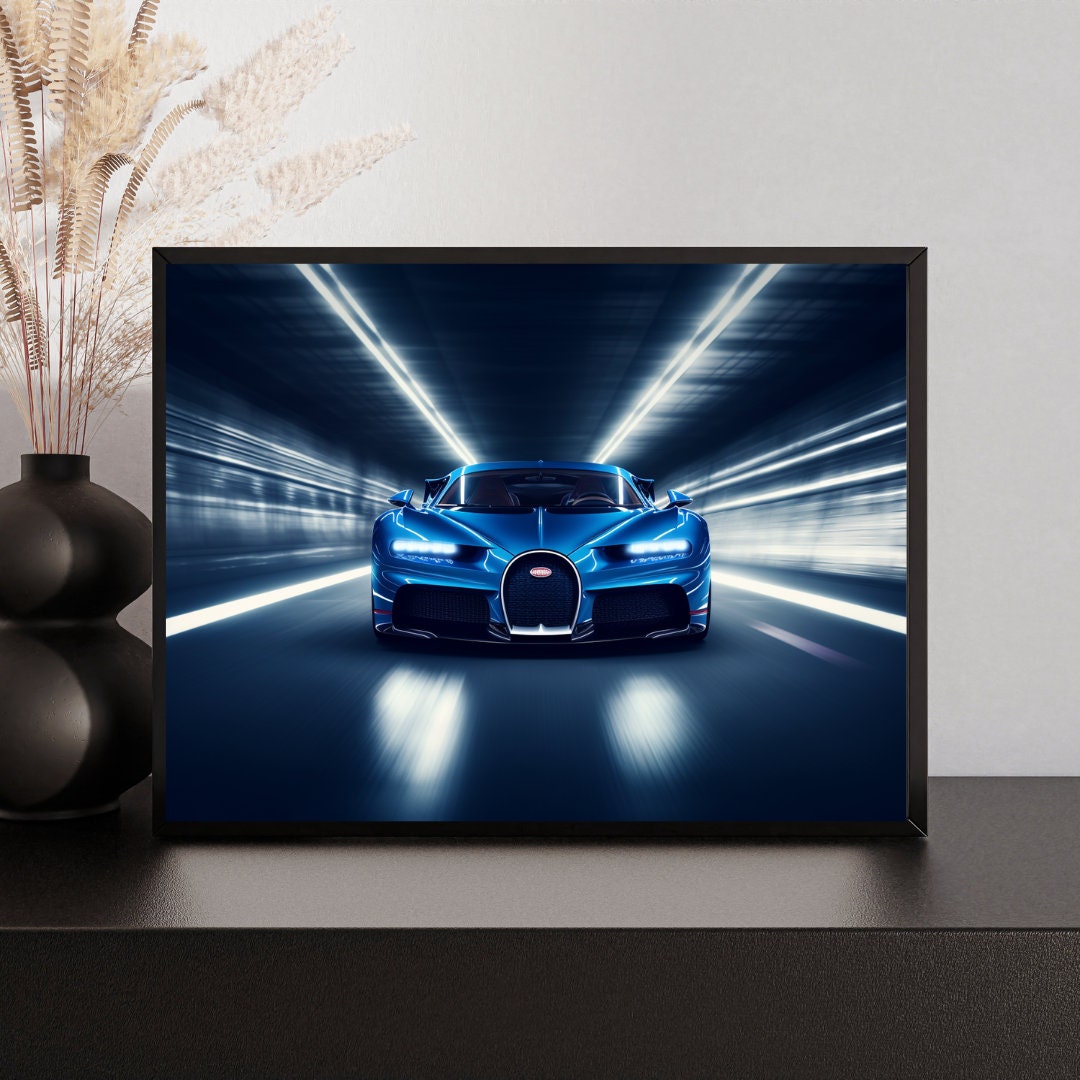 Custom Classic Car Portrait, Futuristic Painting, Personalised Gift ...