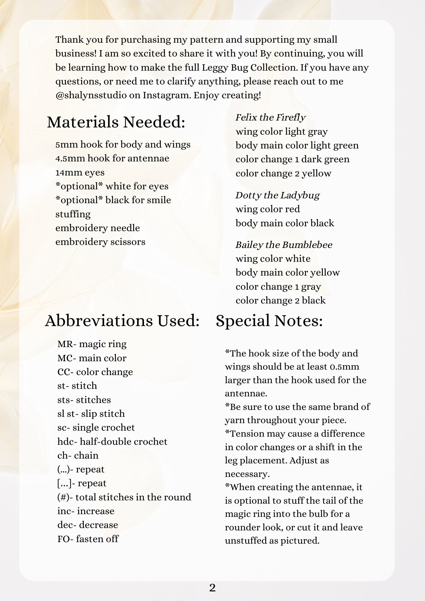 Crochet Pattern 3in1 Bundle: the Leggy Bug Collection- Amigurumi Bug ...