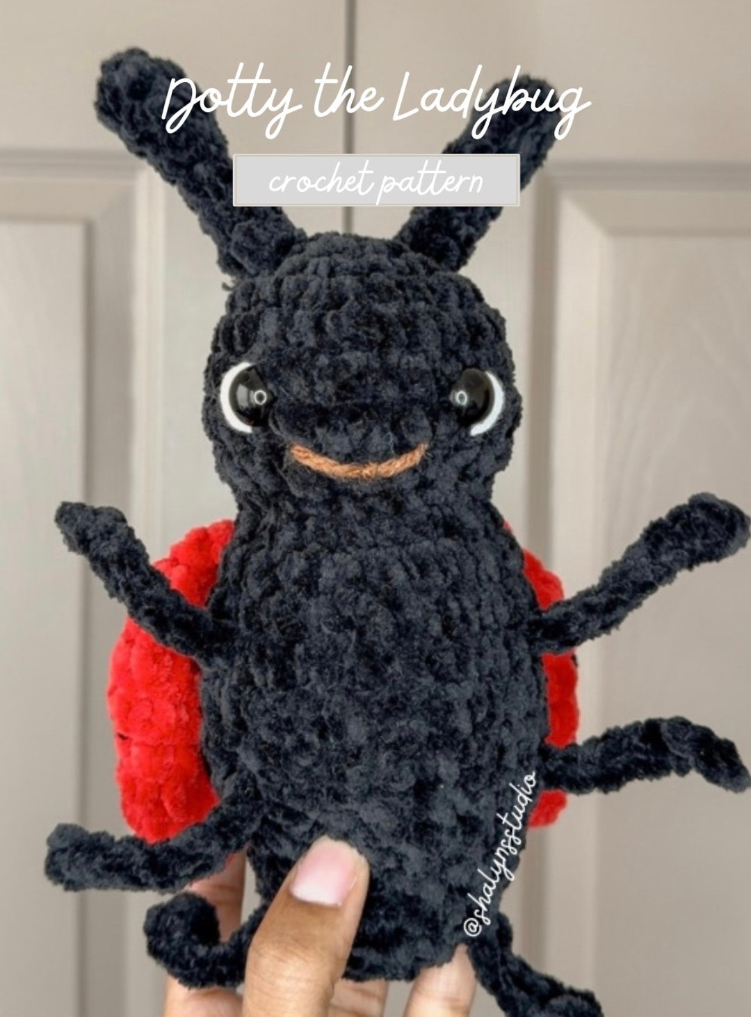 Crochet Pattern: Dotty the Ladybug- Amigurumi Bug Pattern - Etsy