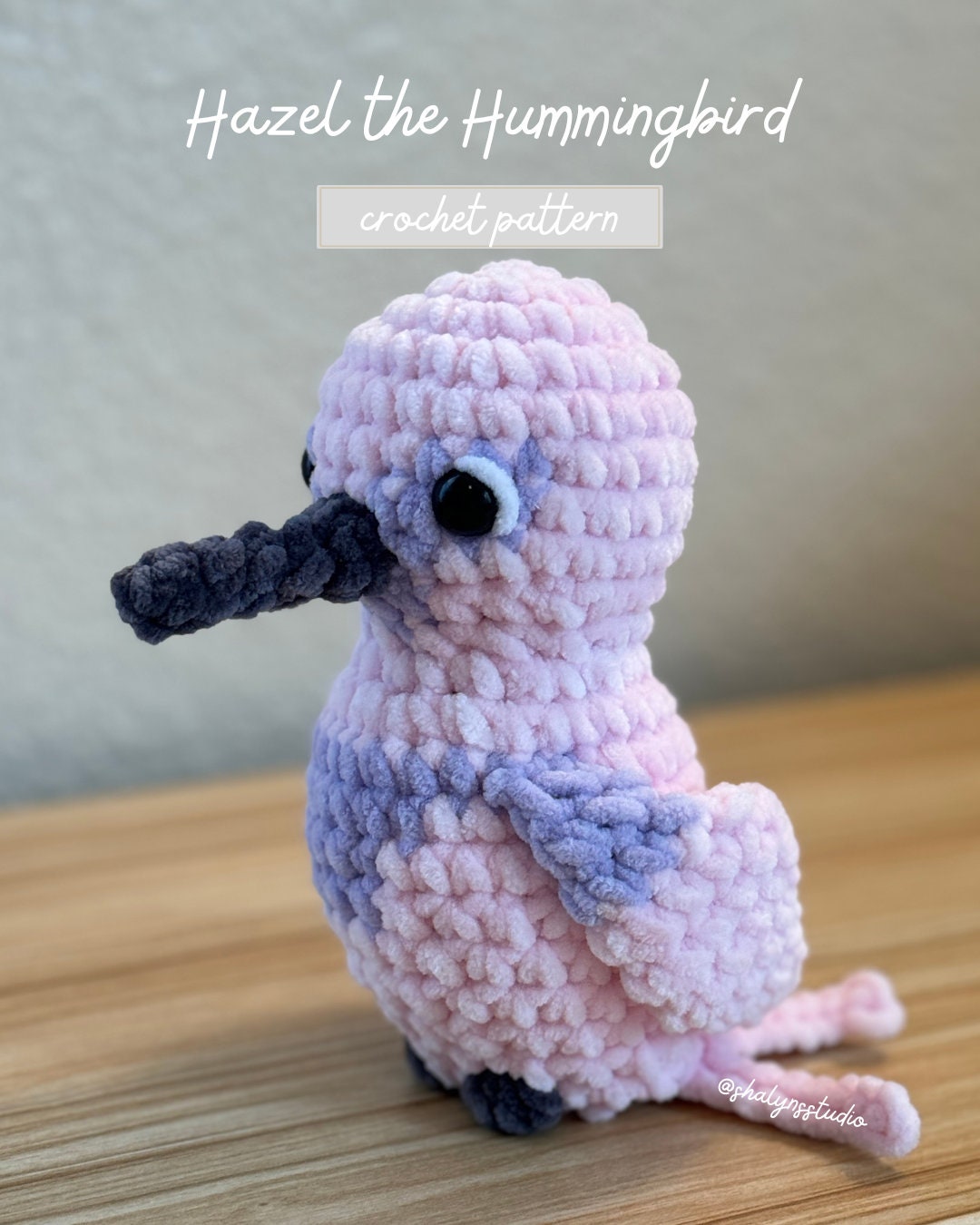 Crochet Pattern: Hazel the Hummingbird- Amigurumi Bird Pattern - Etsy