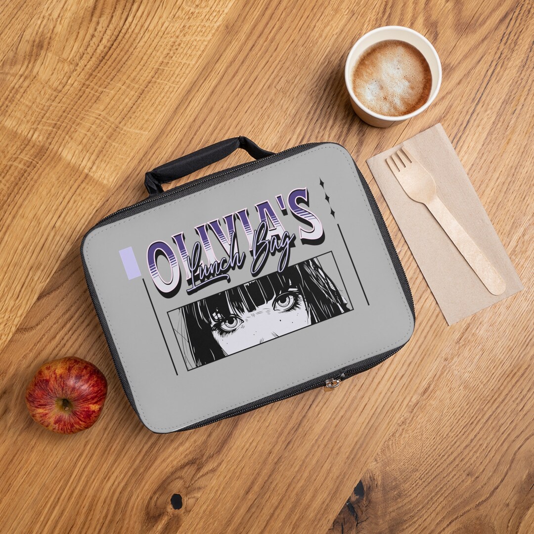 Custom Kids Anime Girl Lunch Bag Personalized Kids Anime Girl - Etsy