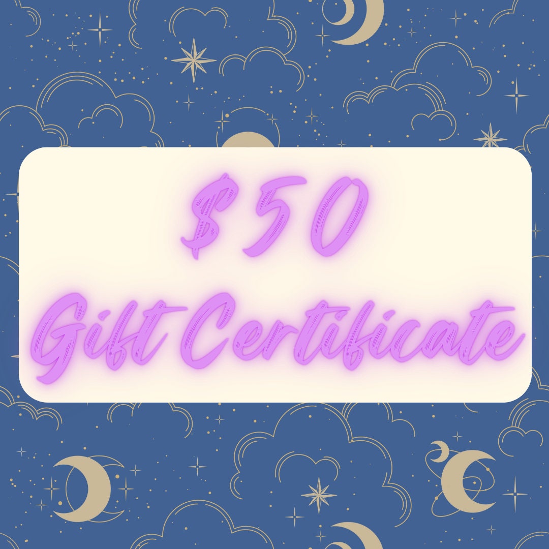 The Luna Gift Certificate 50 Dollars - Etsy