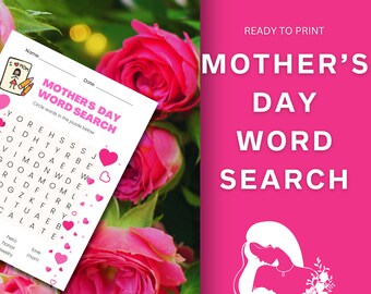 Easter Word Search for Kids Printable Holidays Activity Sheet Game ...