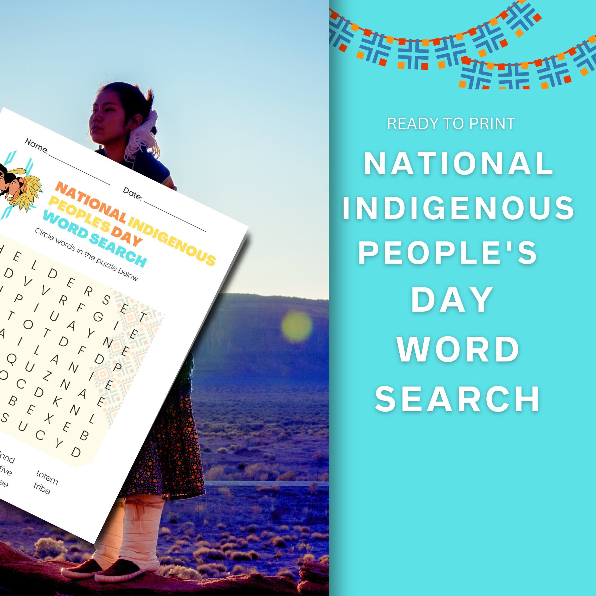 National Indigenous Peoples Day Word Search for Kids Indian Pintables ...