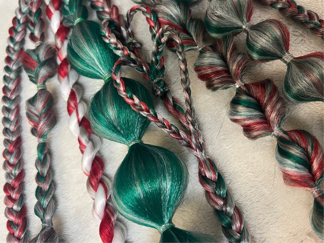 Christmas Rave Braid / Festive Braid - Etsy