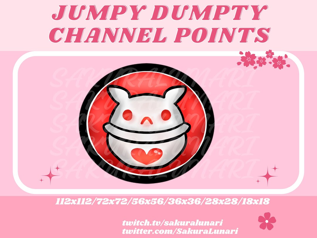 Genshin Impact Klee Jumpy Dumpty Rabbit Channel Points Icon Twitch ...