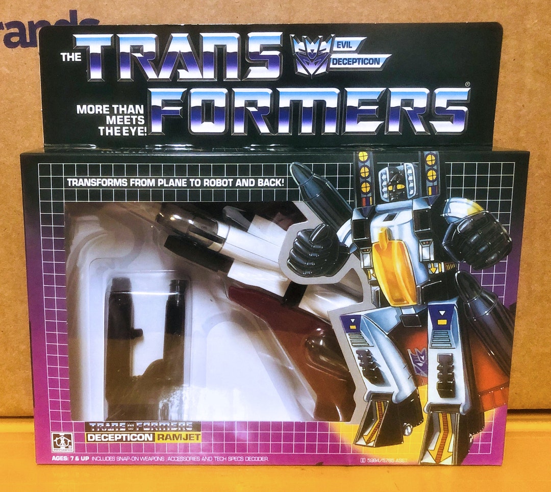 Transformers G1 Ramjet MISB US Seller Rare Decepticon Seeker Remake Toy ...