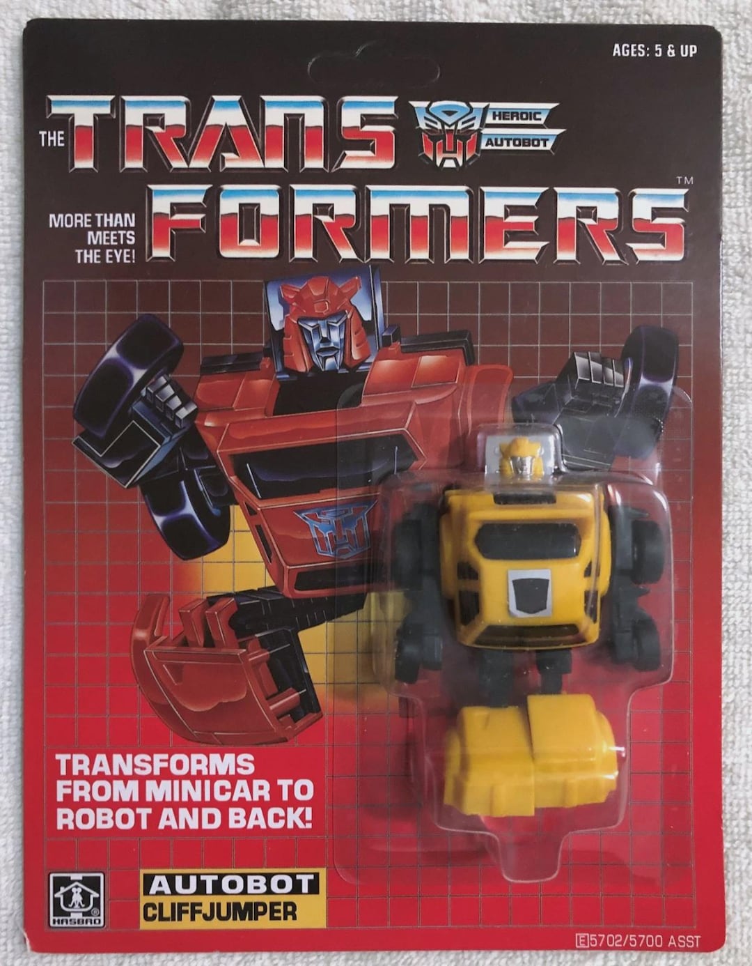 Transformers G1 Yellow Cliffjumper US Seller MOSC Rare! Autobot Remake ...