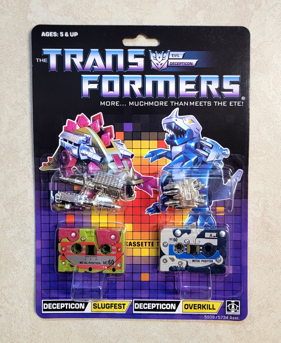 Transformers G1 Slugfest & Overkill Mosc US Seller Rare! Decepticon ...