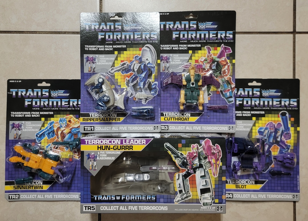 Transformers G1 Carded Terrorcons Abominus Mosc US Seller Rare ...