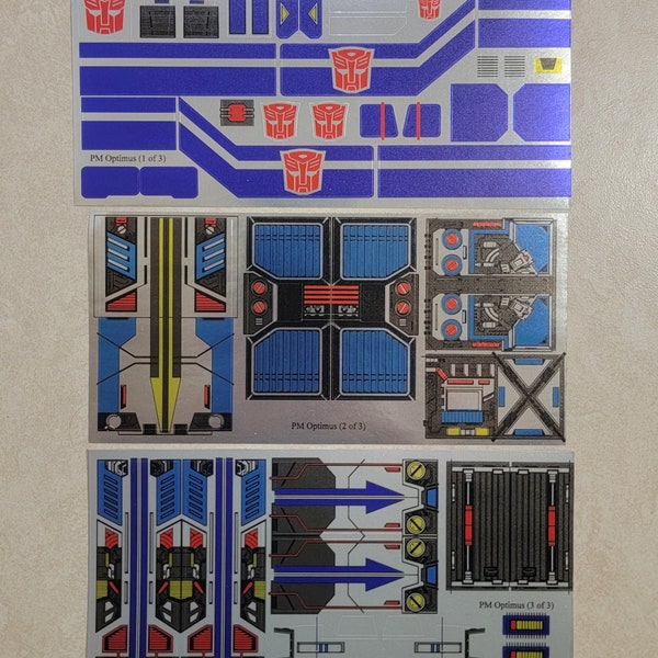 Optimus Prime Decal - Etsy