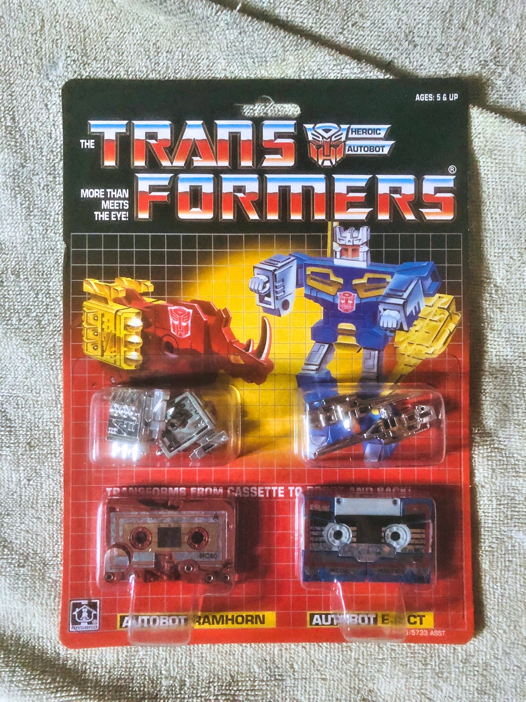 Transformers G1 Eject & Ramhorn Mosc US Seller Rare Autobot Remake Toy ...