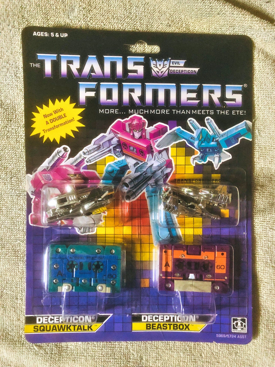 Transformers G1 Beastbox & Squawktalk Mosc US Seller Rare Decepticon ...