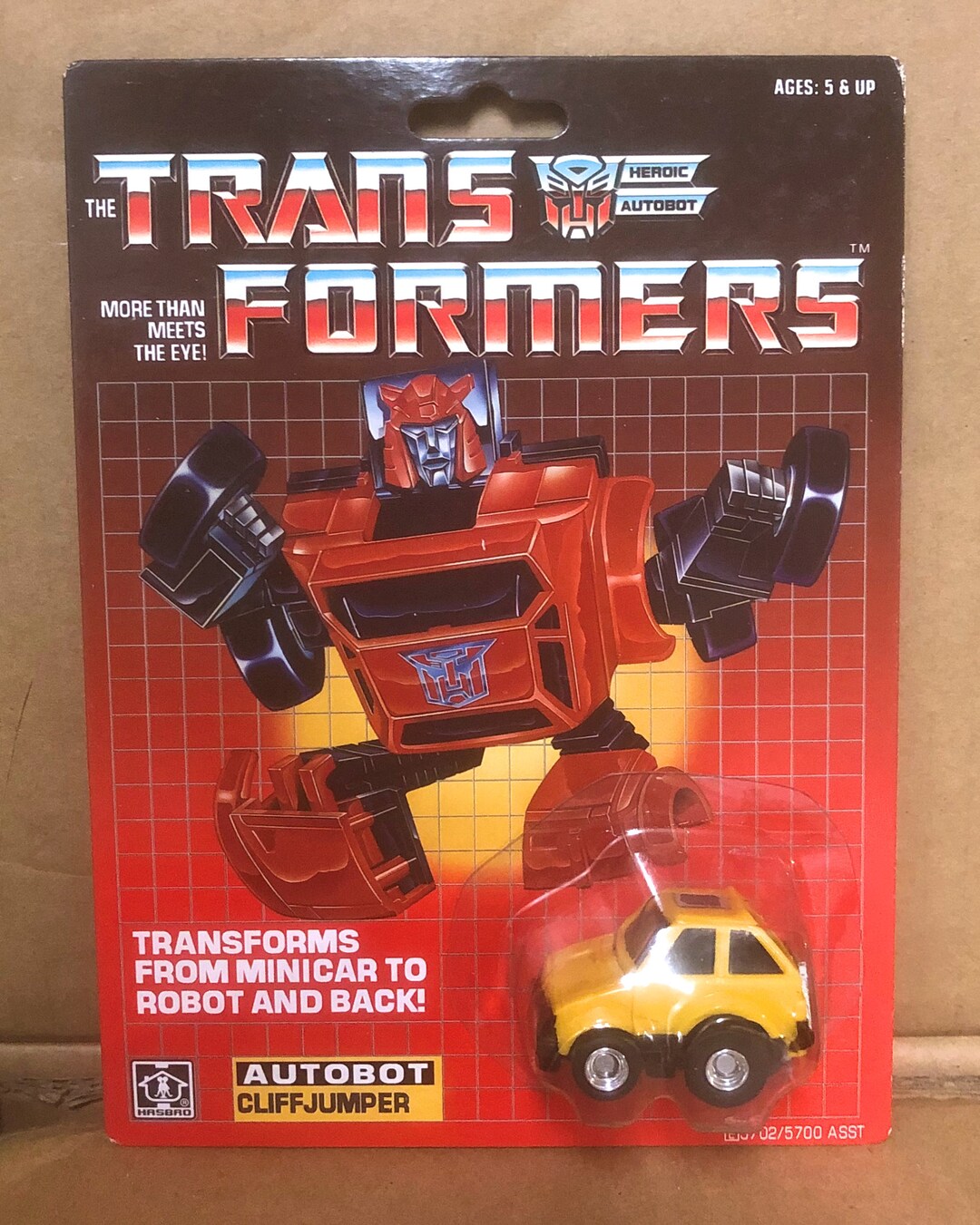 Transformers G1 Autobot Bumblejumper Mosc US Seller Rare Toy Mini-bot ...