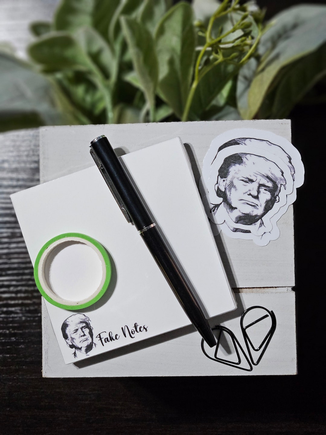 Fake Notes(fake News), Donald Trump, Funny, Adult Humor, Stationary ...
