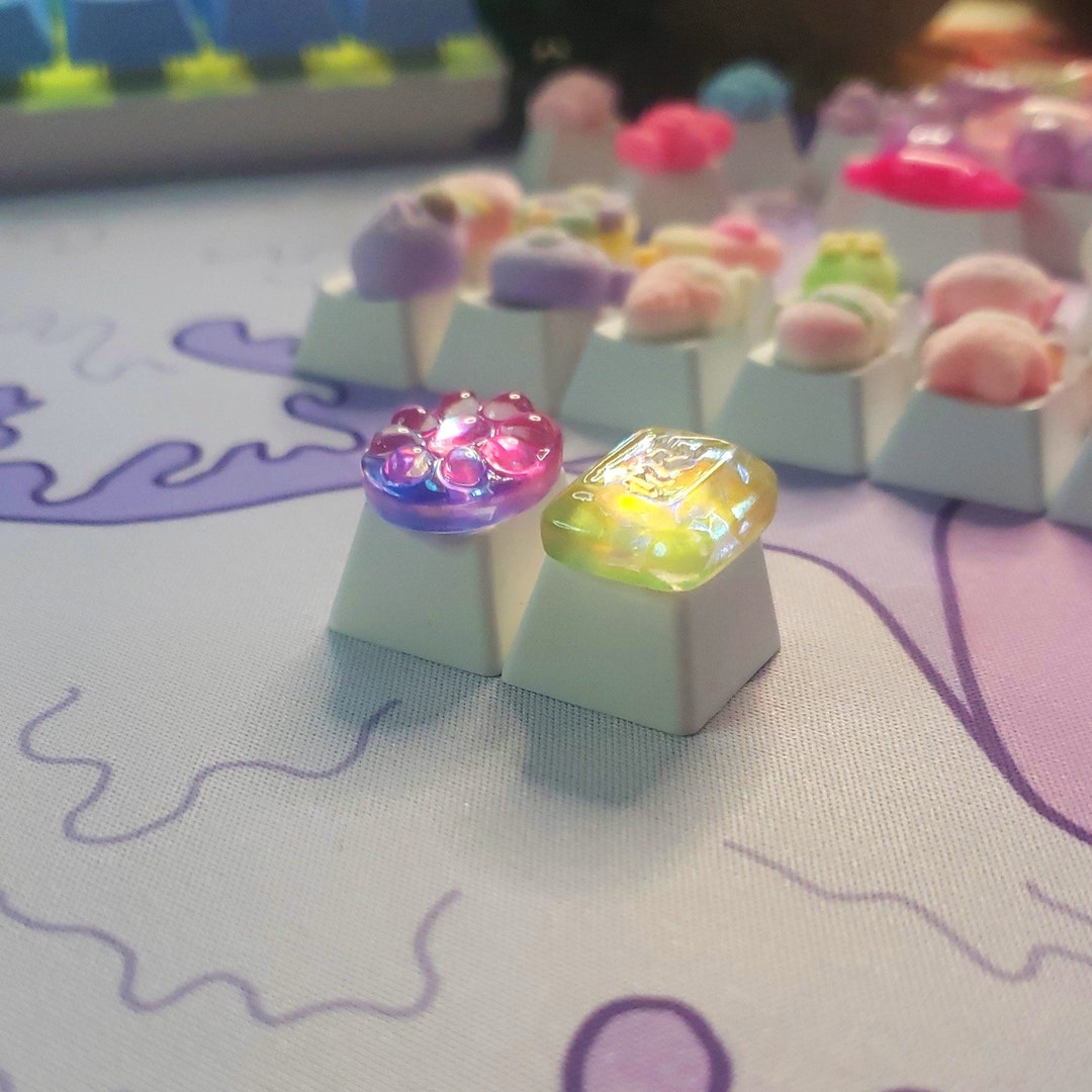 Cute Crystal Keycaps Cherry MX Keyboard Gem Keycap, Kawaii Keycap - Etsy