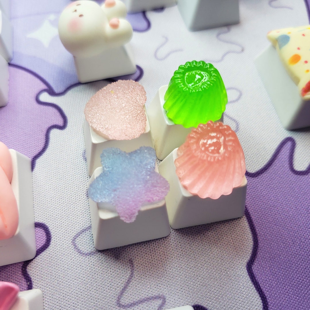 Cute Gummy Keycaps Cherry MX Keyboard Candy Keycap, Kawaii Keycap - Etsy