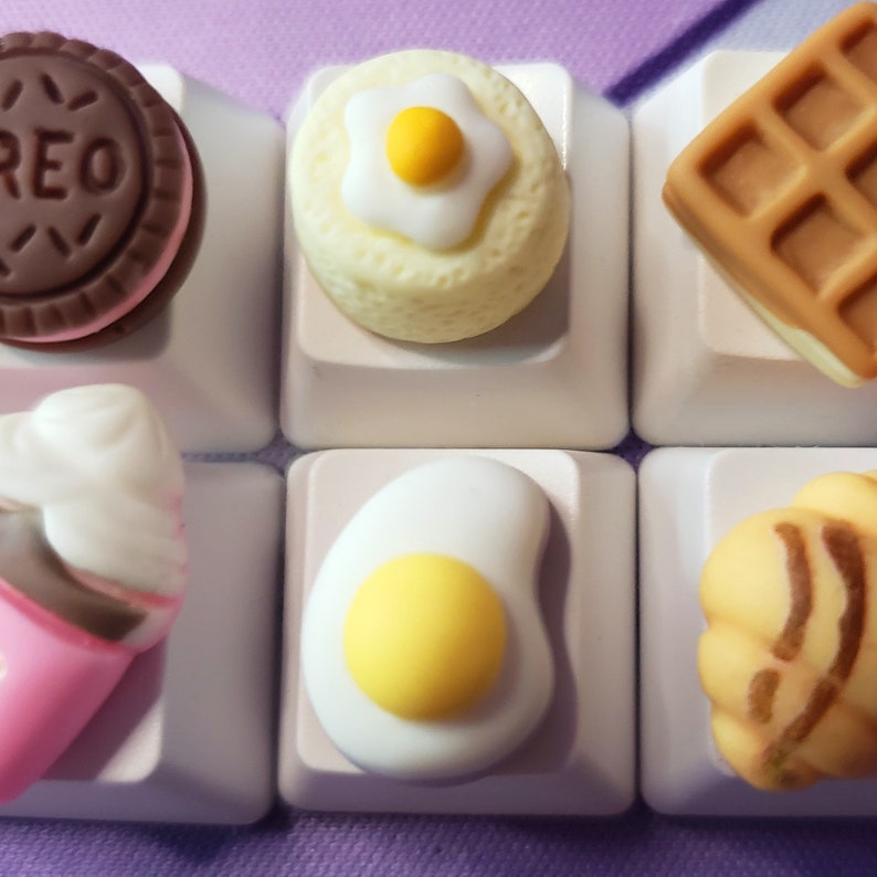 Kawaii Food Keycap Series | Cherry MX Keyboard | Kawaii Keycap, Oreo ...