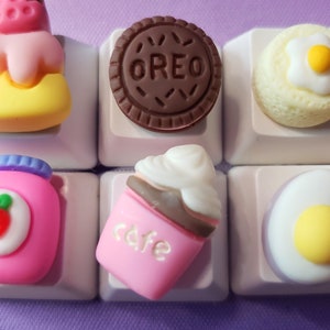 Kawaii Food Keycap Series | Cherry MX Keyboard | Kawaii Keycap, Oreo ...
