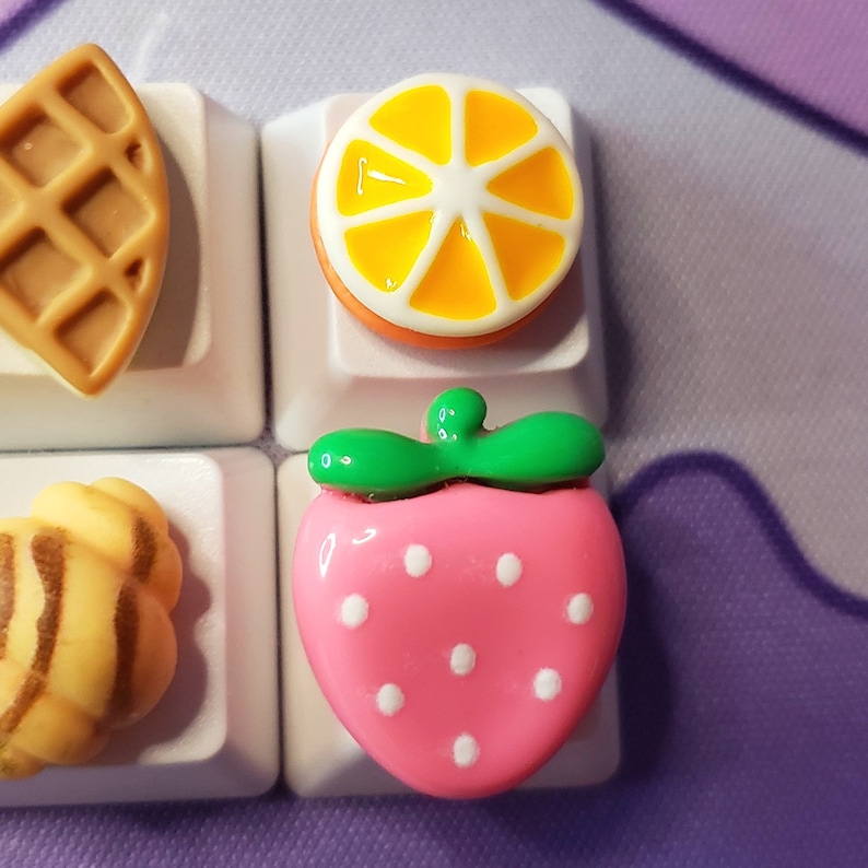 Kawaii Food Keycap Series | Cherry MX Keyboard | Kawaii Keycap, Oreo ...