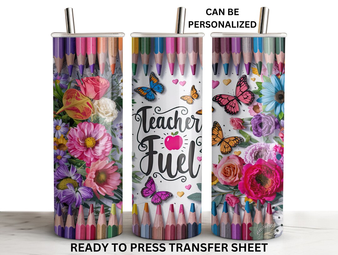 Teacher Fuel, Educator Gift, Appreciation, Ready to Press Tumbler ...