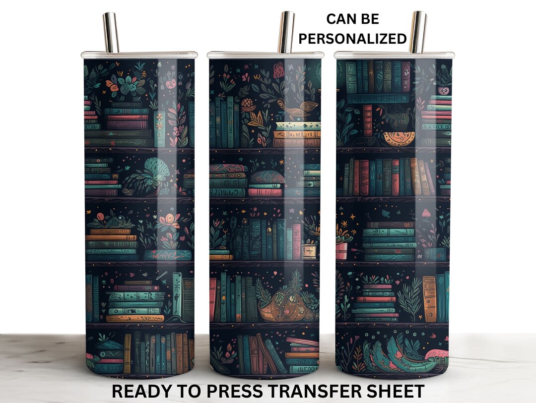 Moody Bookcase, Library Books, Reading, Ready to Press Tumbler ...