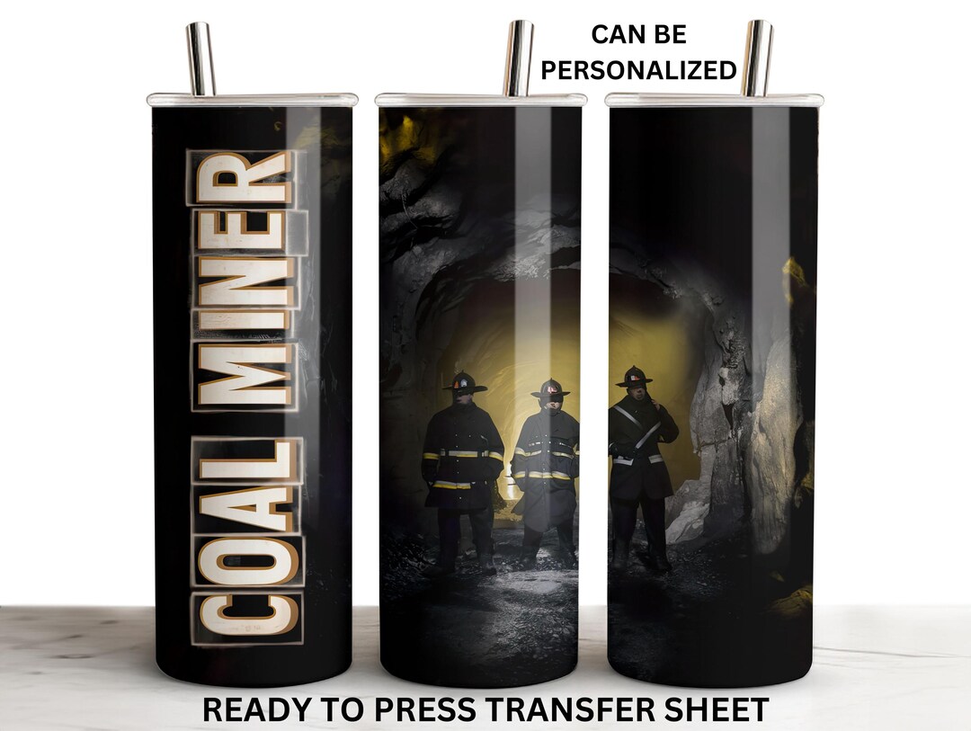 Coal Miner, Underground Mines, Trade Worker, Ready to Press Tumbler ...