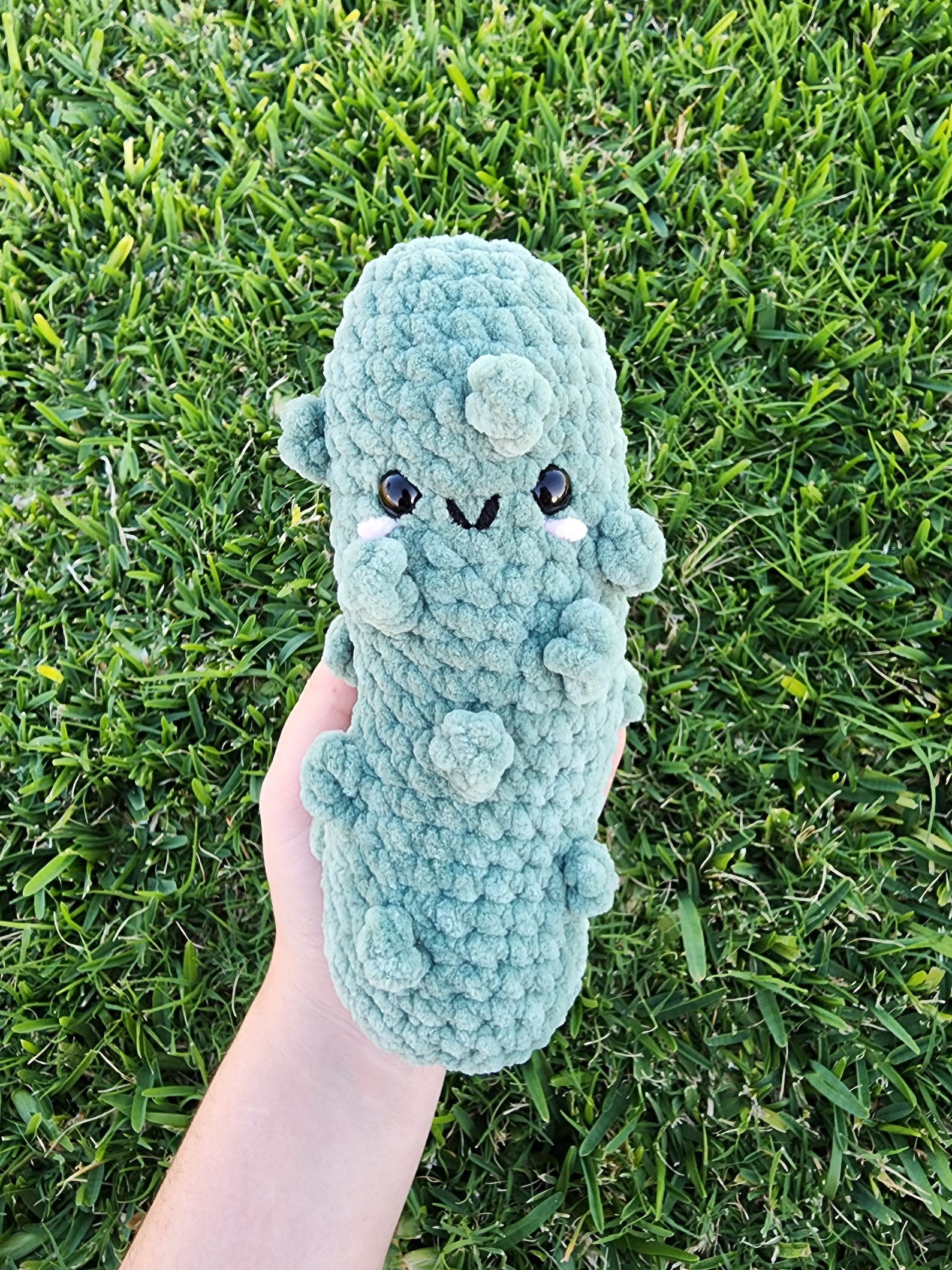 Emotional Support Pickle Cute Crochet Amigurumi Plush Stuffed Animal - Etsy