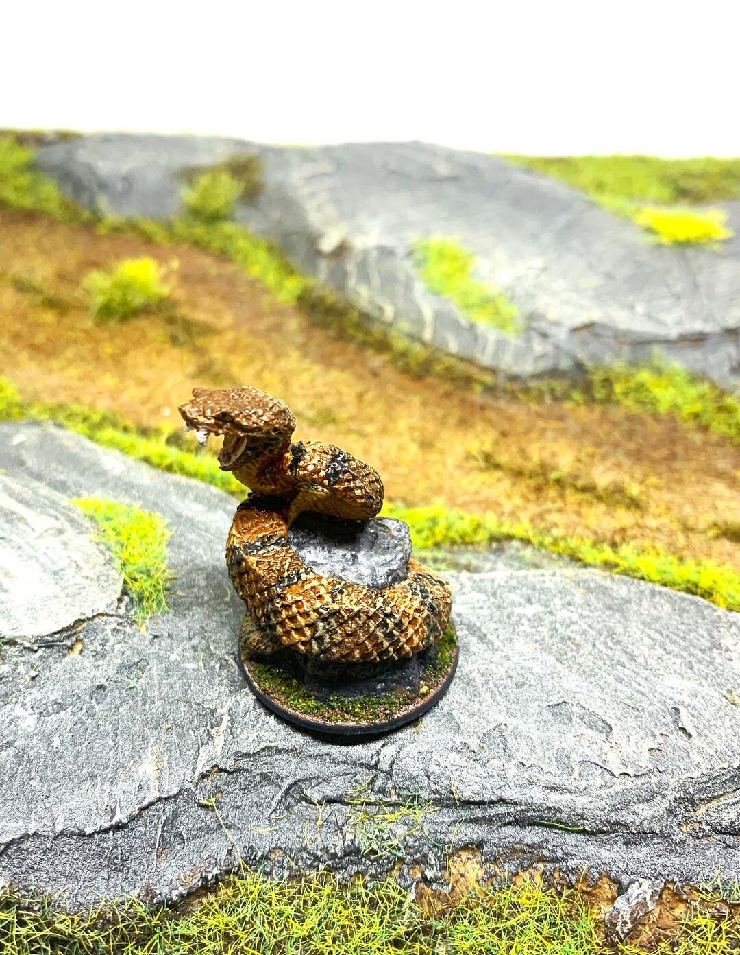 Snake Miniature - Hand Painted - for TTRPG - Etsy