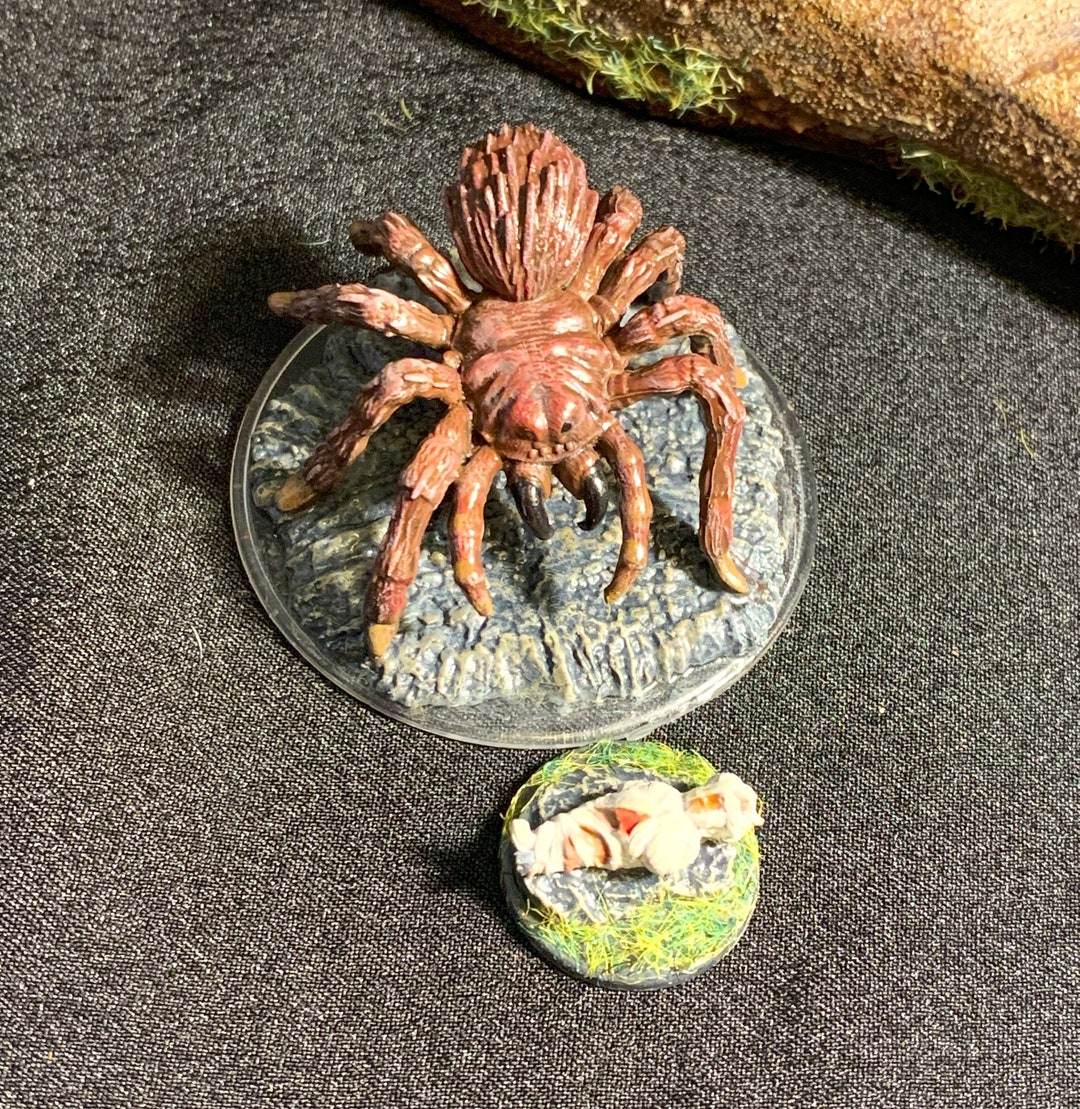 Giant Spider Mini/miniature Hand Painted for TTRPG - Etsy