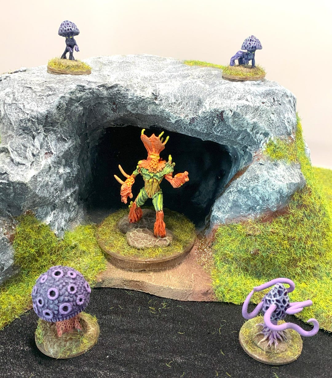 5 Piece Myconid Mini Set Painted for Ttrpg's Dnd-two Myconid Sprout ...