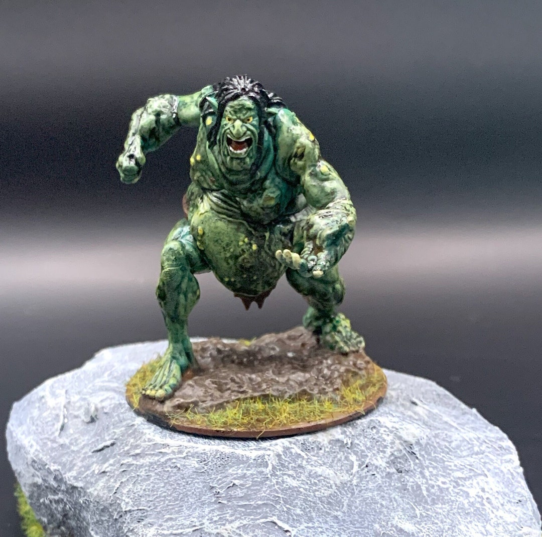 Venom Troll Miniature - Hand Painted - for TTRPG - Etsy