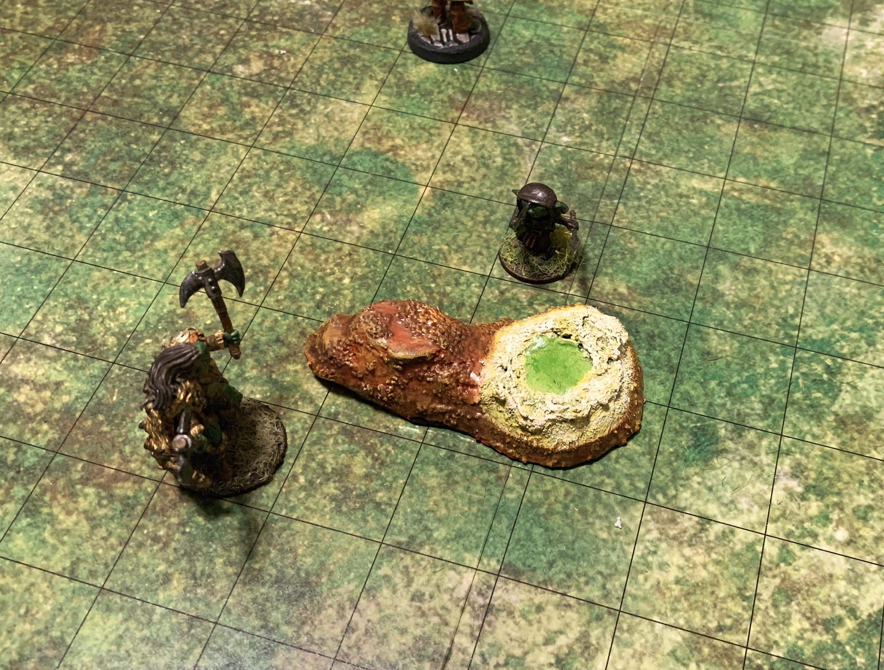 Alien Tabletop Terrain/ Sulphur & Salt Pool Tabletop Terrain - Etsy