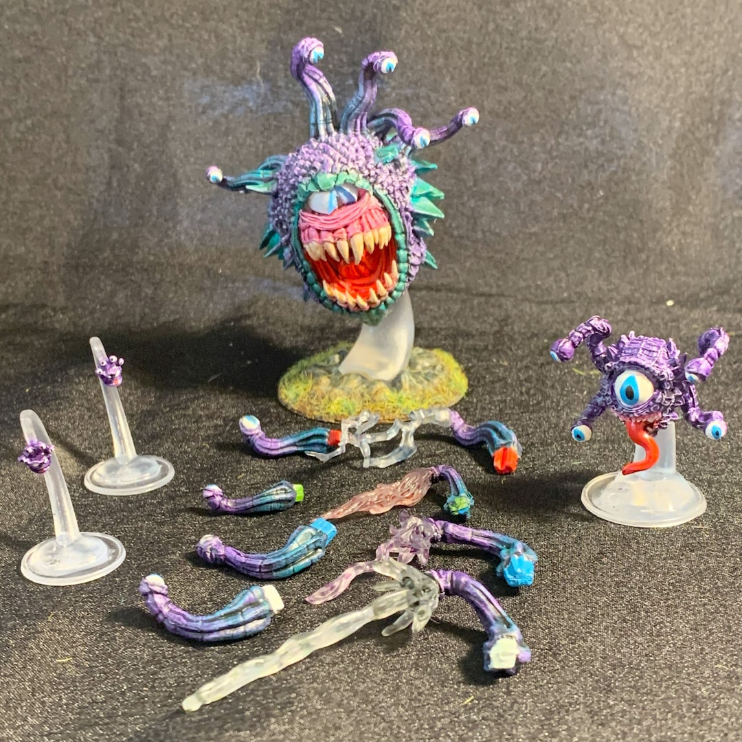 Beholder Miniature With Spectator and Gazer's Bundle Purple Beholder ...
