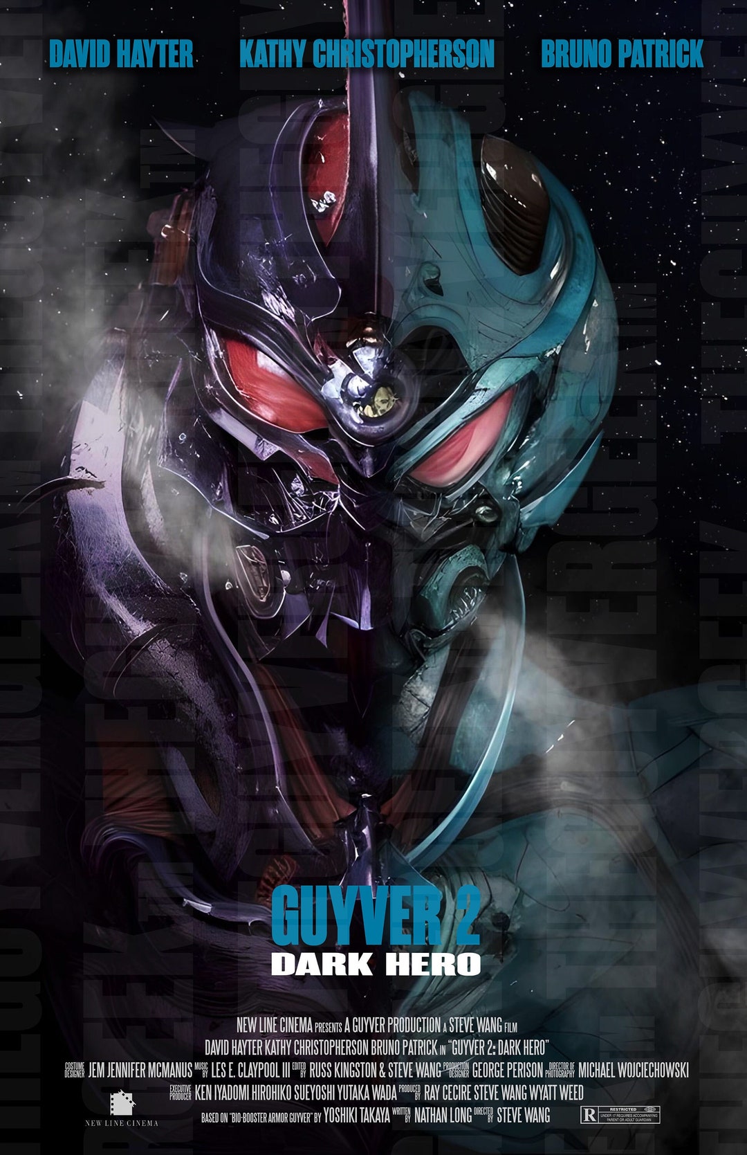 Guyver 2: Dark Hero | Movie Poster C | 12X18 | the Guyver Geek - Etsy