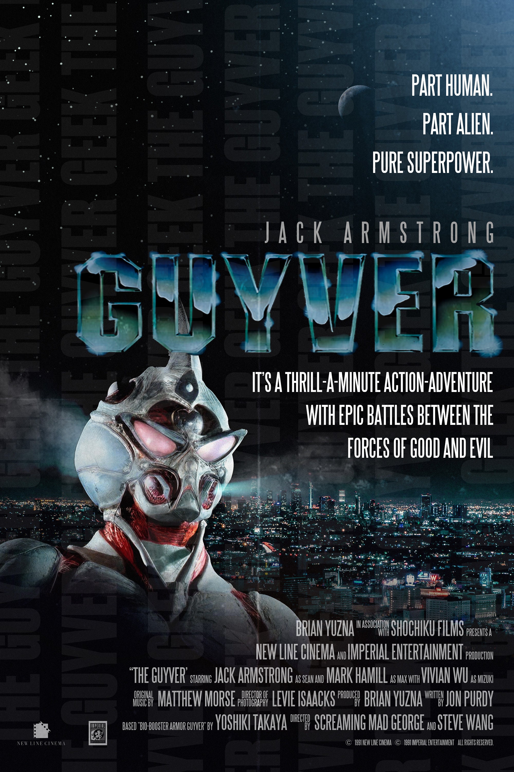 The Guyver | Vintage Retro Poster | 12X18 | the Guyver Geek - Etsy
