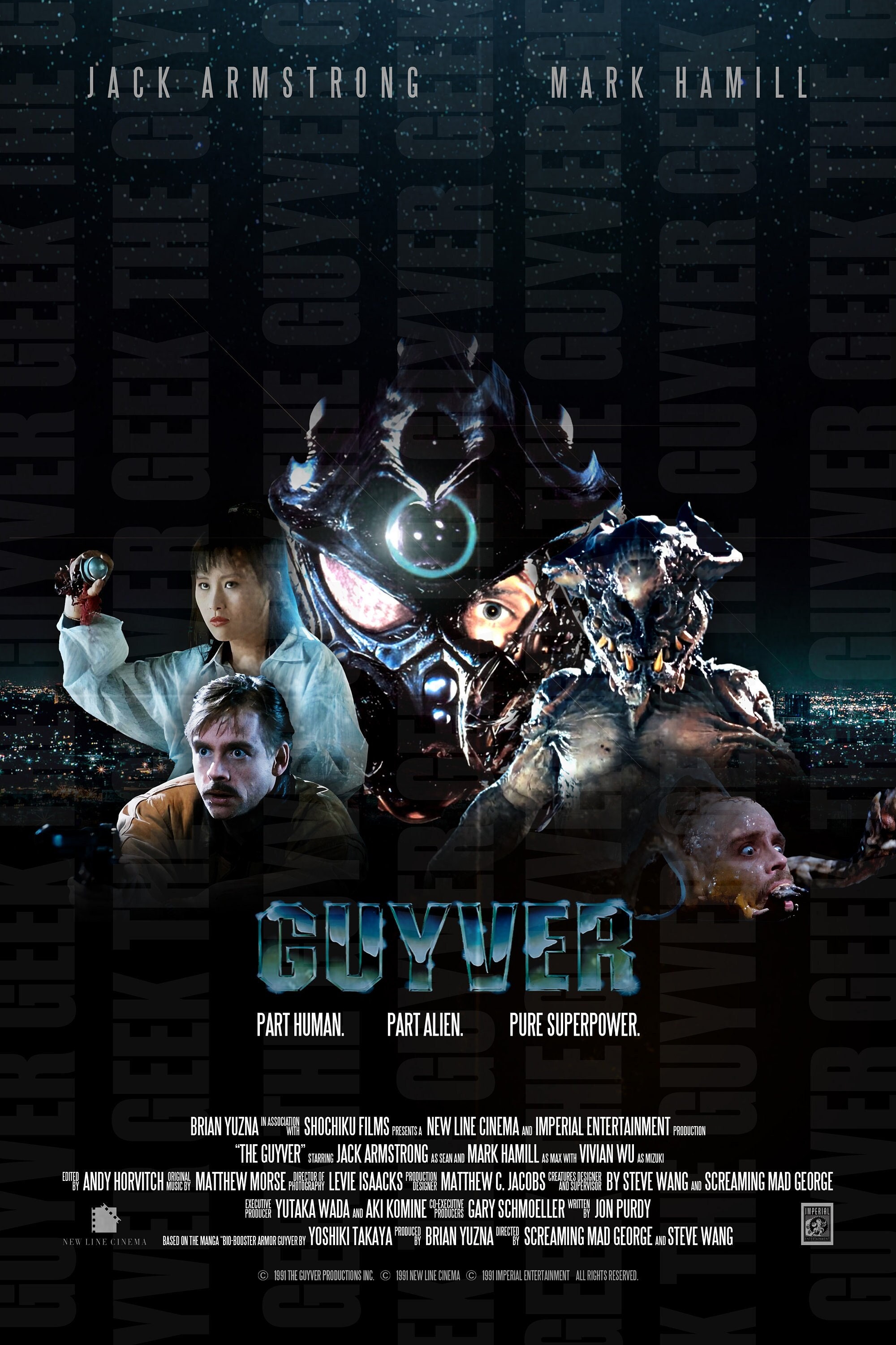 The Guyver | Movie Poster | 12X18 | the Guyver Geek - Etsy