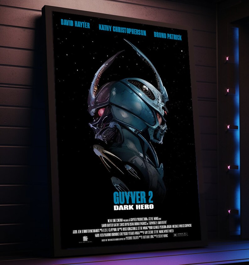 Guyver 2: Dark Hero | Movie Poster A | 12X18 | the Guyver Geek - Etsy
