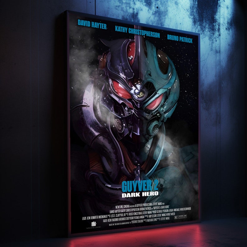 Guyver 2: Dark Hero | Movie Poster C | 12X18 | the Guyver Geek - Etsy